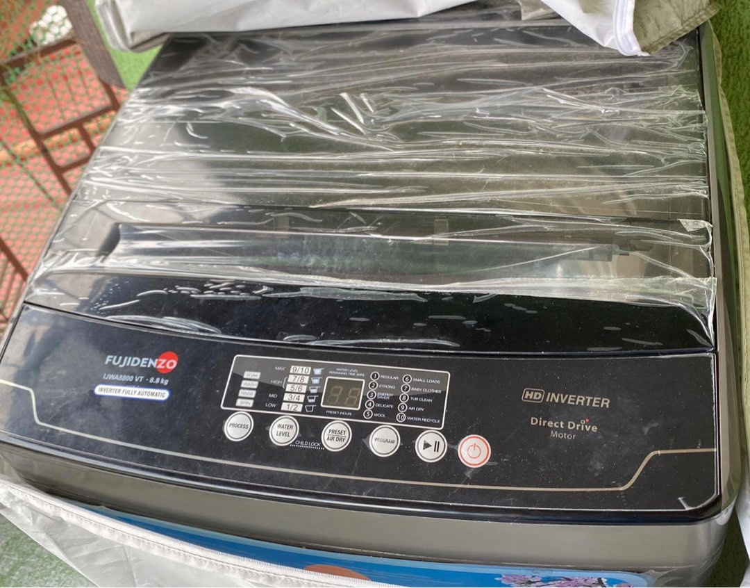 Fujidenzo inverter automatic washing machine 8.8 kg 1 year old palang ...