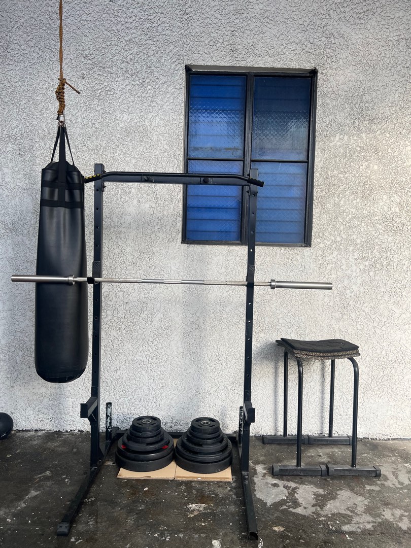 Full Gym Set, Sports Equipment, Exercise & Fitness, Weights & Dumbbells ...