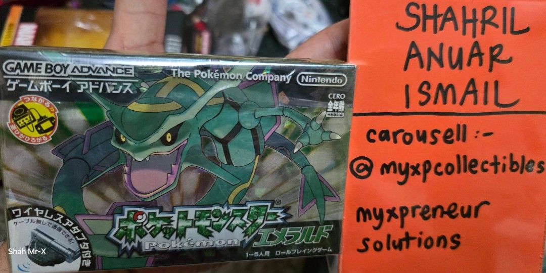 Gameboy Advance Game 2004 Pokemon Emerald Version Japanese Version ...
