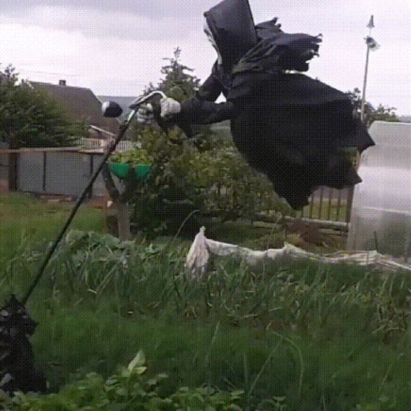 Garden Ghostface Scream Scarecrow Yard Hanging Scary Halloween ...