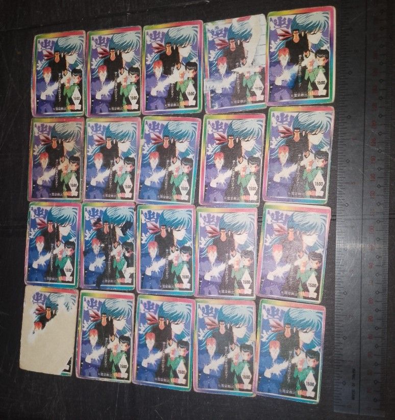 Ghost Fighter Yuyu Hakusho Cards Teks 20 Pieces Set Anime, Hobbies ...
