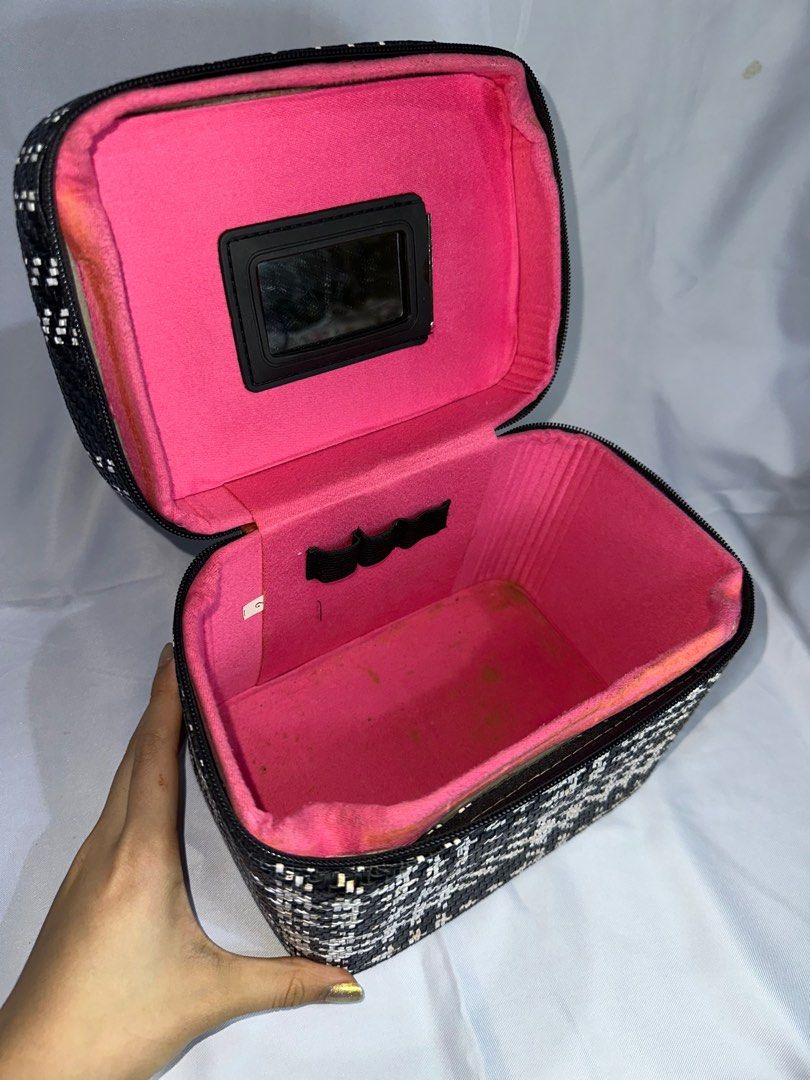 Gladking Banig Kit Makeup Jewelry Box Organizer With Mirror | Washable ...