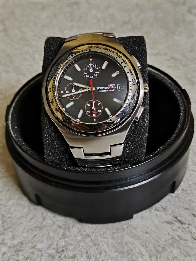 HONDA Type R Chronograph FULL SET (NOS) Watch, Men's Fashion, Watches ...