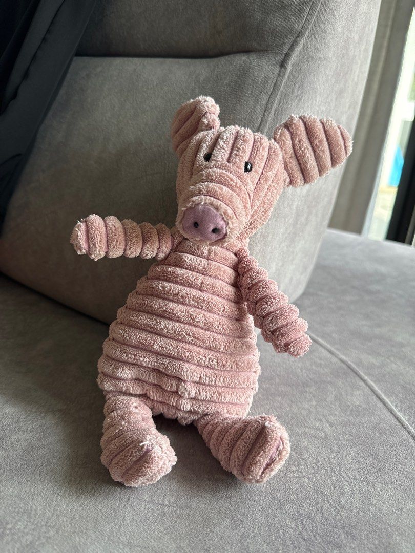 JellyCat cordy roy pig - small, Babies & Kids, Baby Nursery & Kids ...
