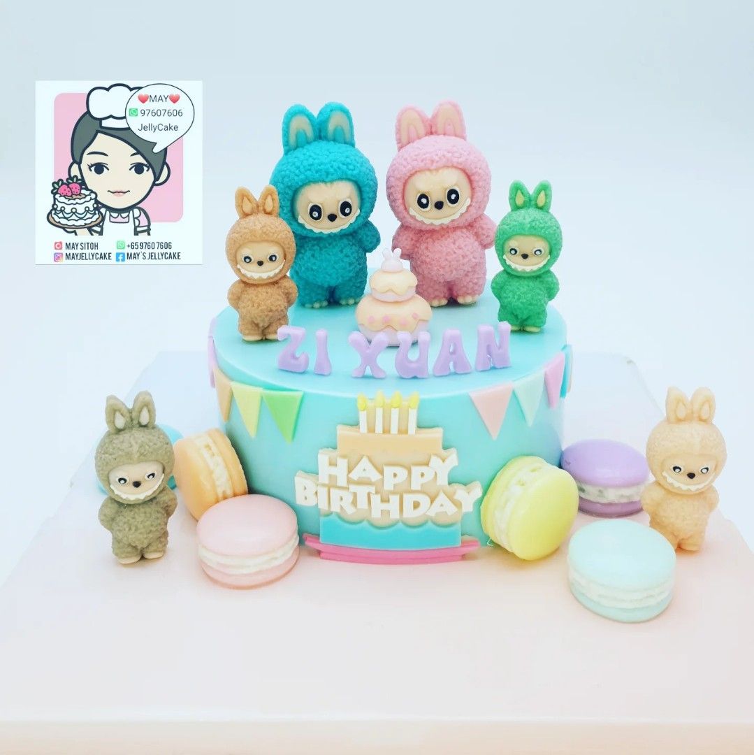 labubu Jelly Cake, Food & Drinks, Homemade Bakes on Carousell