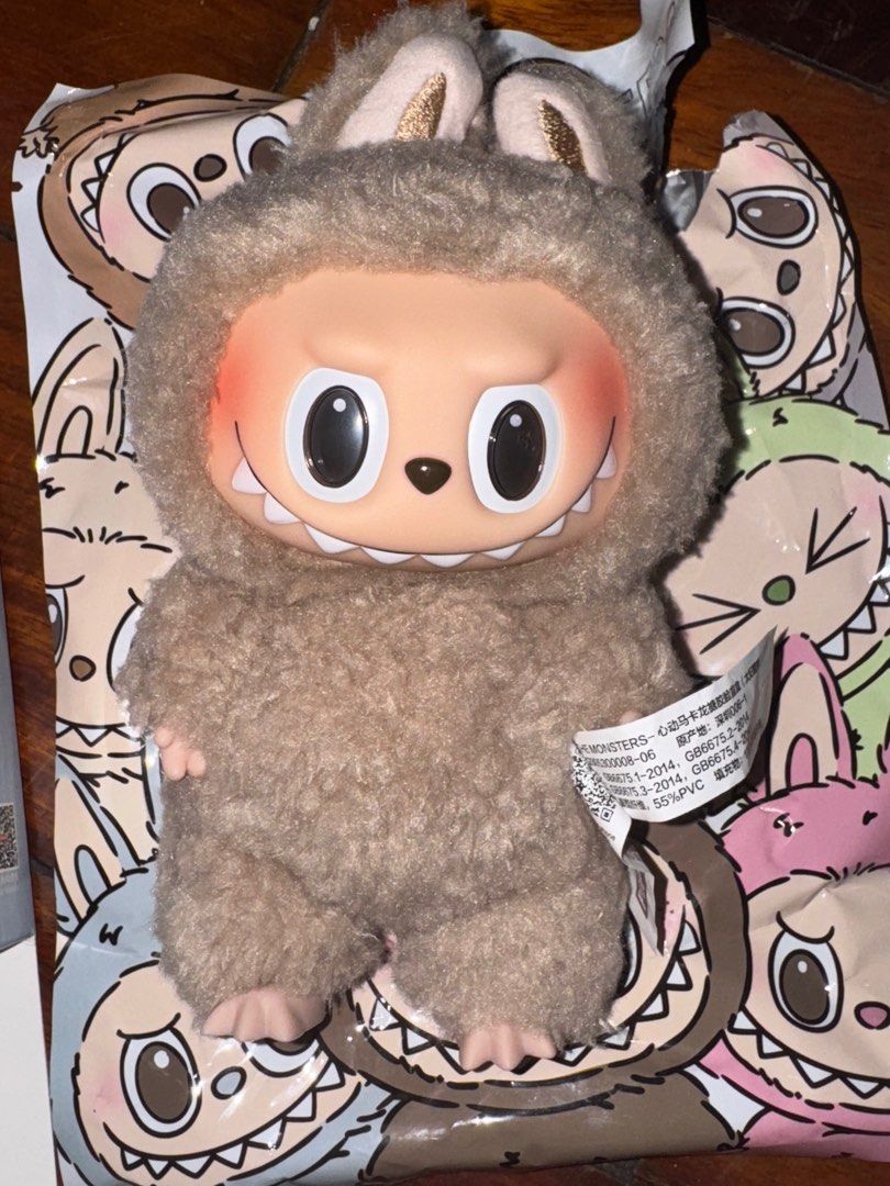 Labubu v1 - Toffee, Hobbies & Toys, Toys & Games on Carousell