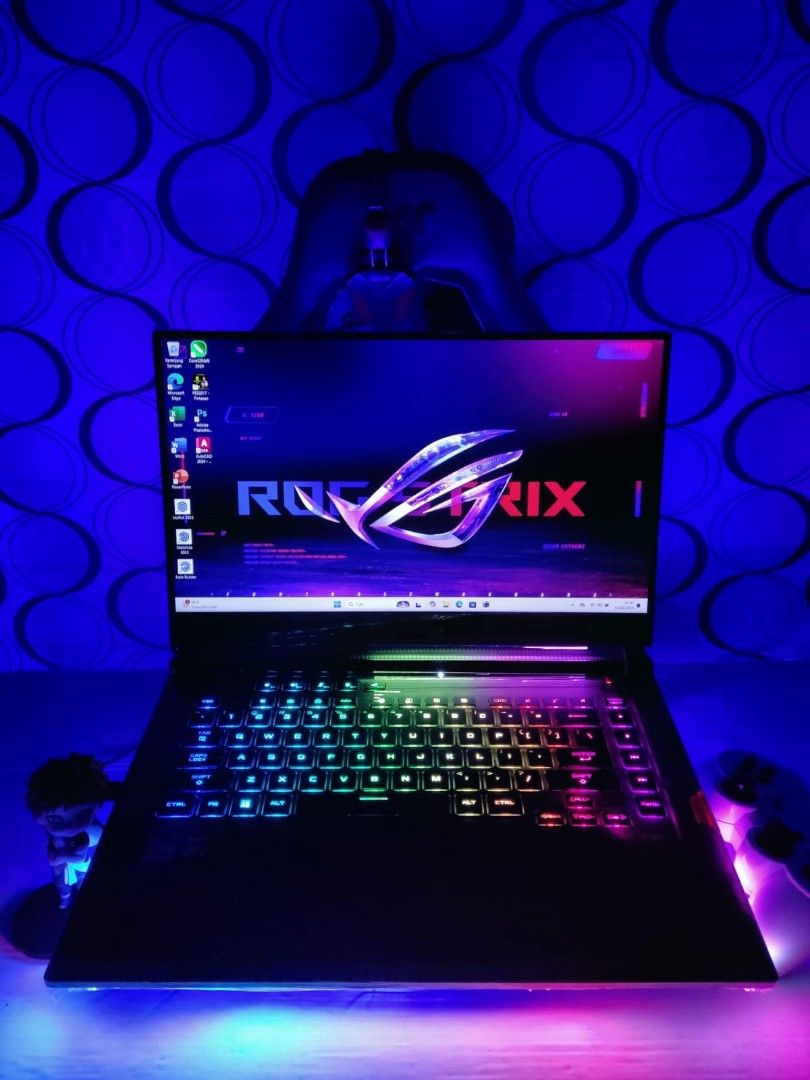 Laptop Render Gaming Asus Rog Strix Scar Core i9 Ram 32/2Tera Ssd Dual ...