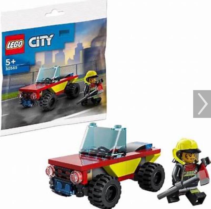 Lego City Fire Patrol Vehicle 30585 Polybag, Hobbies & Toys, Toys ...