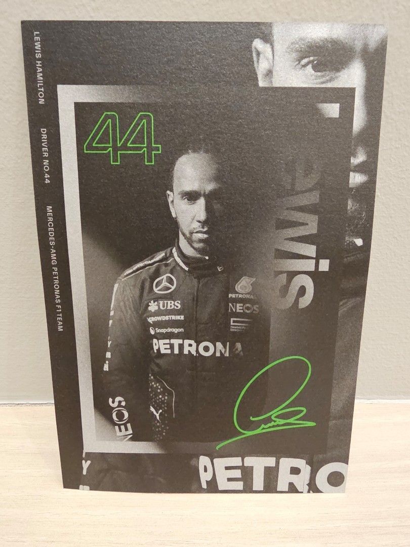 Lewis Hamilton 2024 Silverstone Limited Edition Mercedes AMG PETRONAS ...