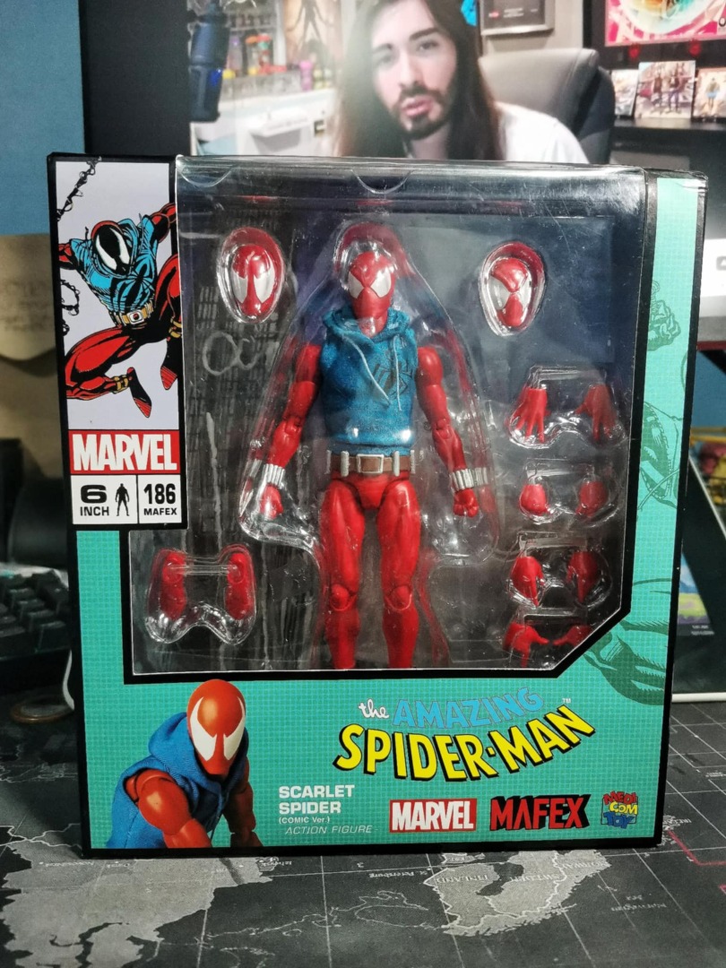 Mafex Scarlet Spider 186 BIB, Hobbies & Toys, Toys & Games on Carousell