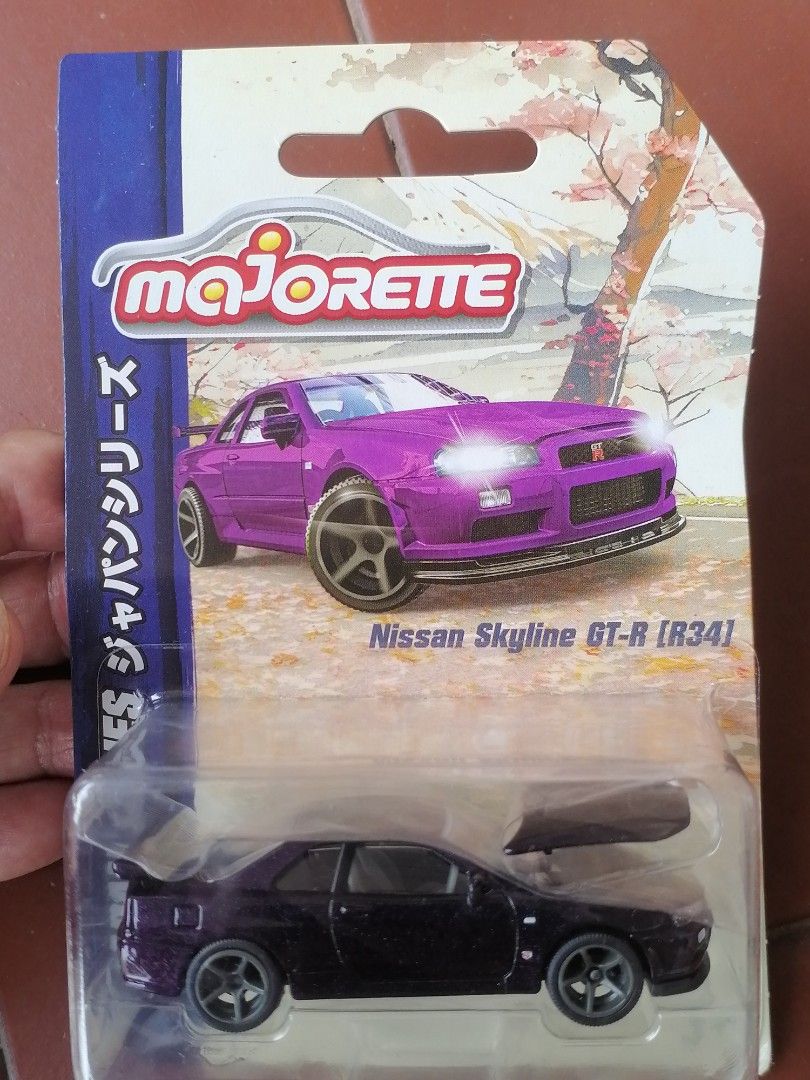 Majorette 2024 Japan Series 1 Nissan Skyline GT-R (R34) - Midnight ...
