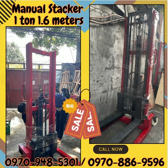 manual stacker 1 ton & 1.6 meters lifting height, Commercial ...