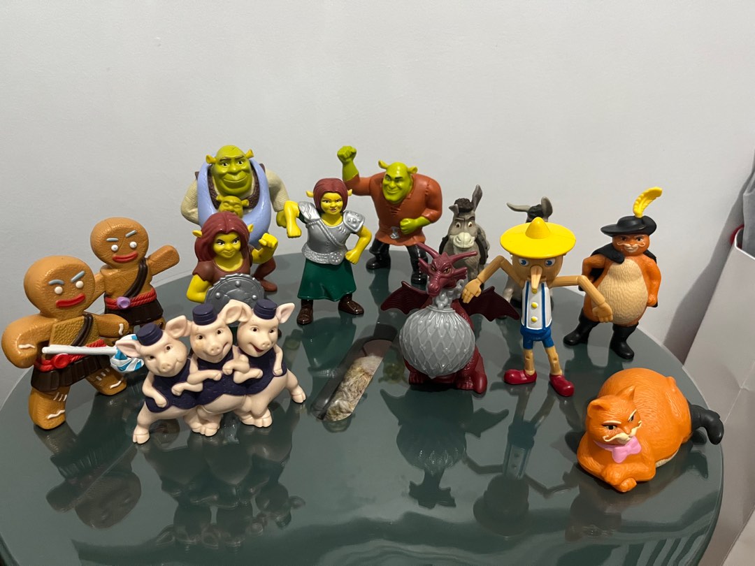Mcdo shrek collectibles take all, Hobbies & Toys, Toys & Games on Carousell