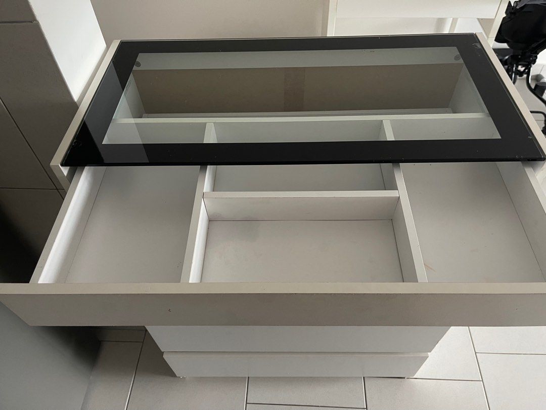 Meja komputer, kabinet laci. Computer table, drawer cabinet, Furniture ...