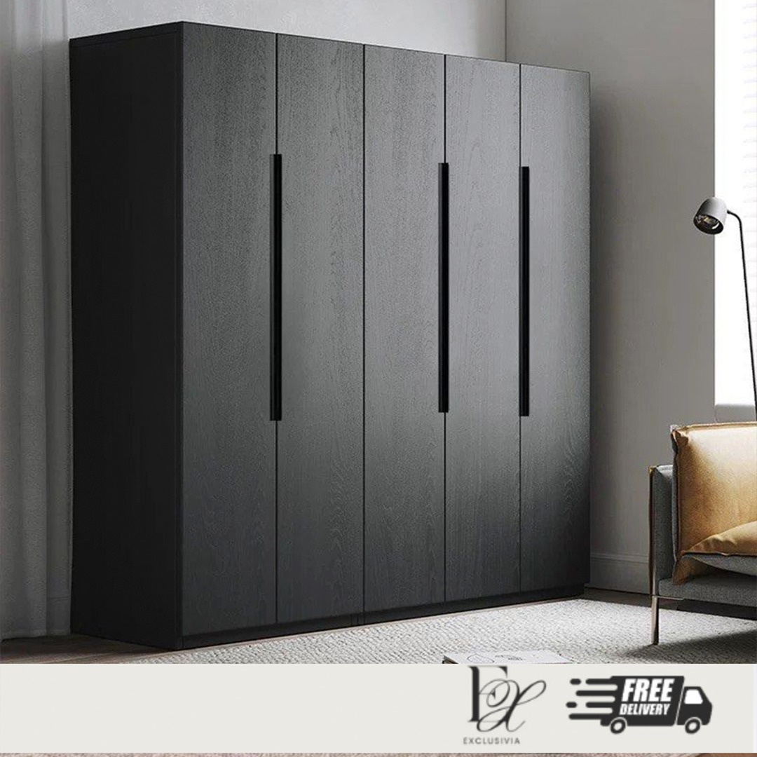 Modern Black Wardrobe MODI, Furniture & Home Living, Furniture, Shelves ...