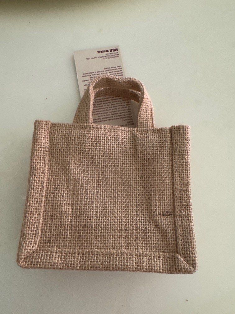 Muji Jute Bag (mini), Women's Fashion, Bags & Wallets, Tote Bags on ...