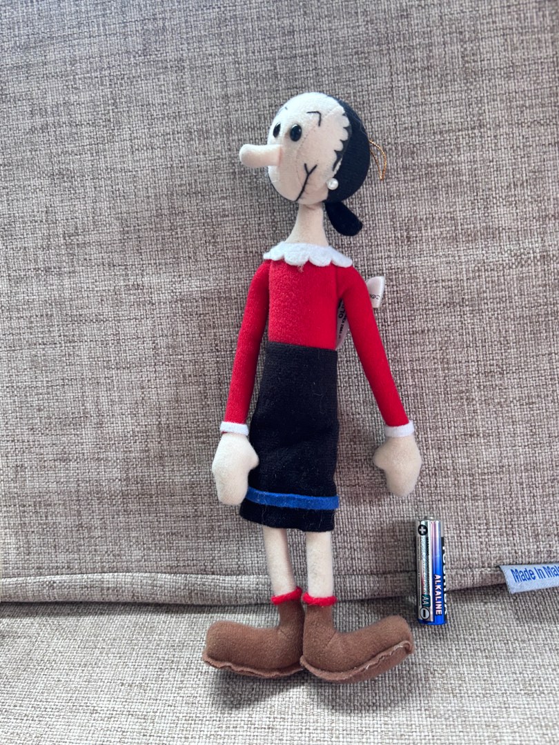 Olive Oyl of Popeye plush, Hobbies & Toys, Toys & Games on Carousell