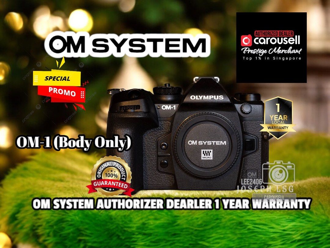 OM System OM-1 (Body Only)| OM-System|OM System|OMSystem|omsystem, Photography, Cameras on Carousell