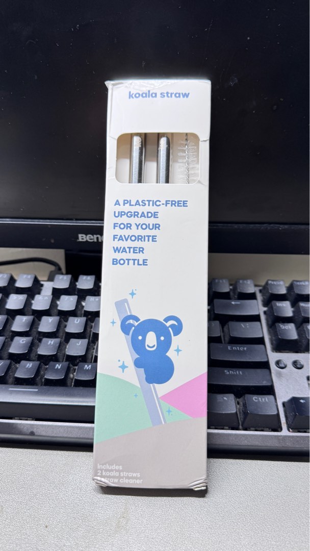 Owala - Koala Straw (24/32oz), Furniture & Home Living, Kitchenware ...