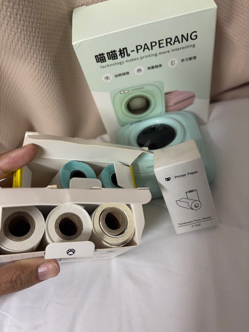 Paperang P1 Thermal Mini Wireless Printer Bluetooth Small Pocket ...