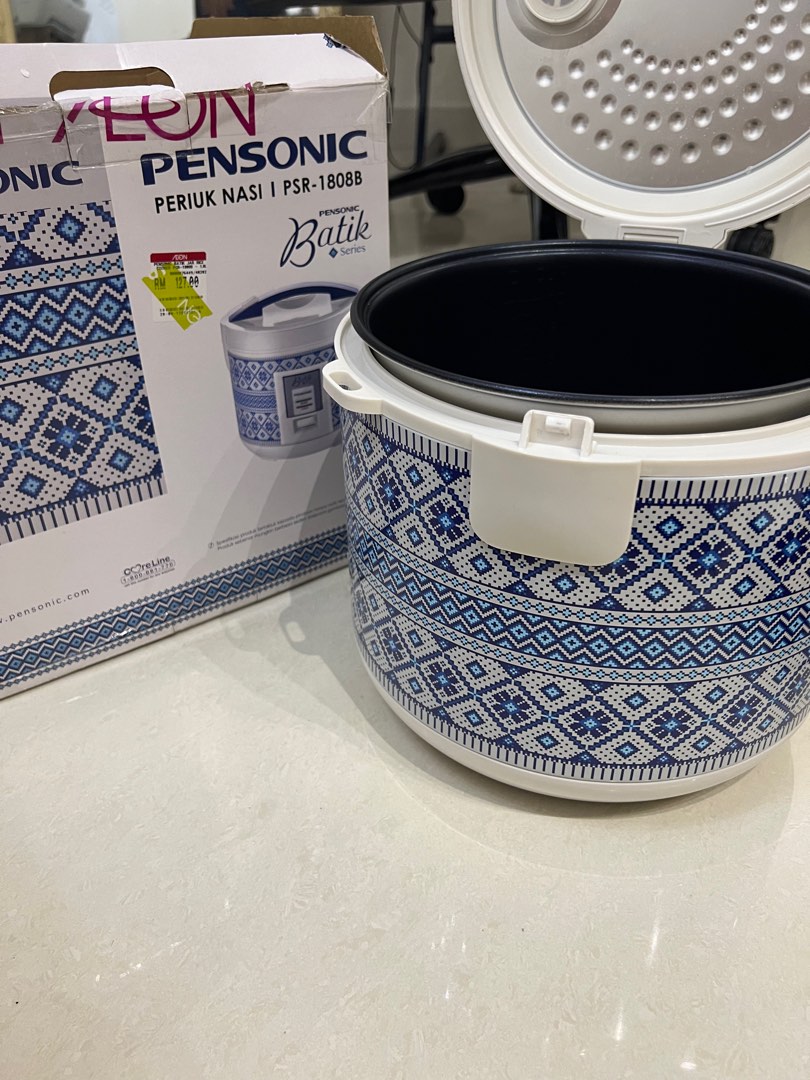 Pensonic Batik Series 1.8L Rice Cooker, TV & Home Appliances, Kitchen ...