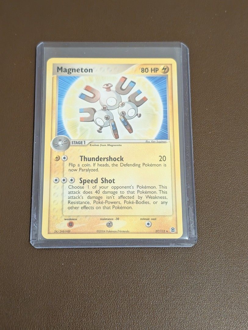 Pokemon Magneton Rare Card 2004 Vintage, Hobbies & Toys, Toys & Games ...