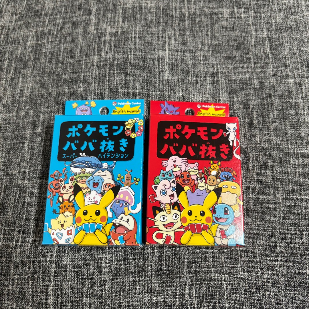 Pokemon Center Old Maid Babanuki Game Card Deck, Hobbies & Toys, Toys ...