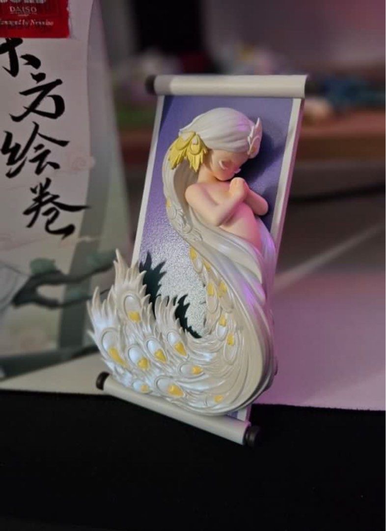 Pop Mart 52 Toys Sleeping Elves Peacock Prayer Scroll, Hobbies & Toys ...