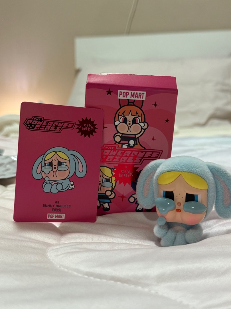 POP MART Cry baby x PPG Bunny bubbles, Hobbies & Toys, Toys & Games on ...