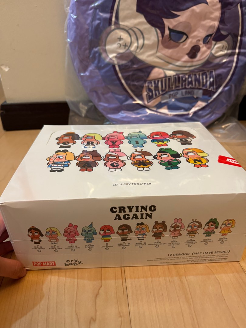 POPMART Crybaby crying again series blind box(may have secret), Hobbies ...
