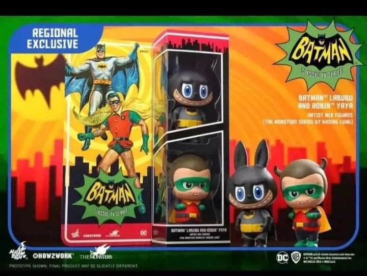 POPMART LABUBU HOTTOYS X BATMAN YAYA COS RIDING KASING LUNG 1 SET ...
