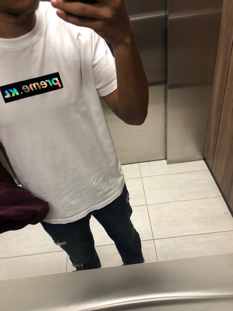 preme.kl box logo, Men's Fashion, Tops & Sets, Tshirts & Polo Shirts on ...