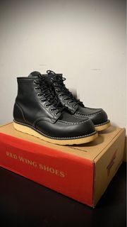 REDWING CLASSIC MOC 8137 - BLACKED OUT, Men's Fashion, Footwear, Boots ...