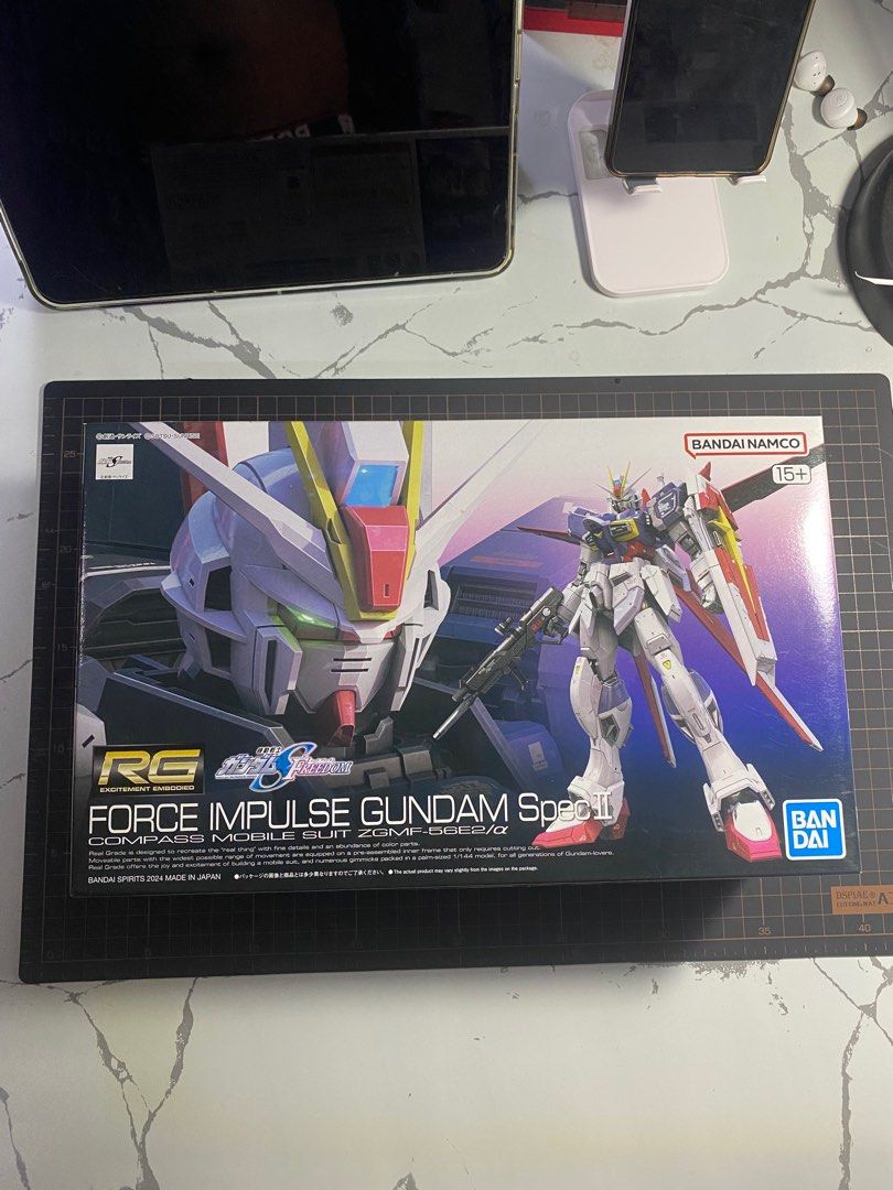 RG Force Impulse Spec II Gundam, Hobbies & Toys, Toys & Games on Carousell