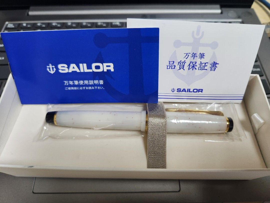Sailor fountain pen Shikiori Pro Gear Slim 14k gold MF nib, Hobbies ...