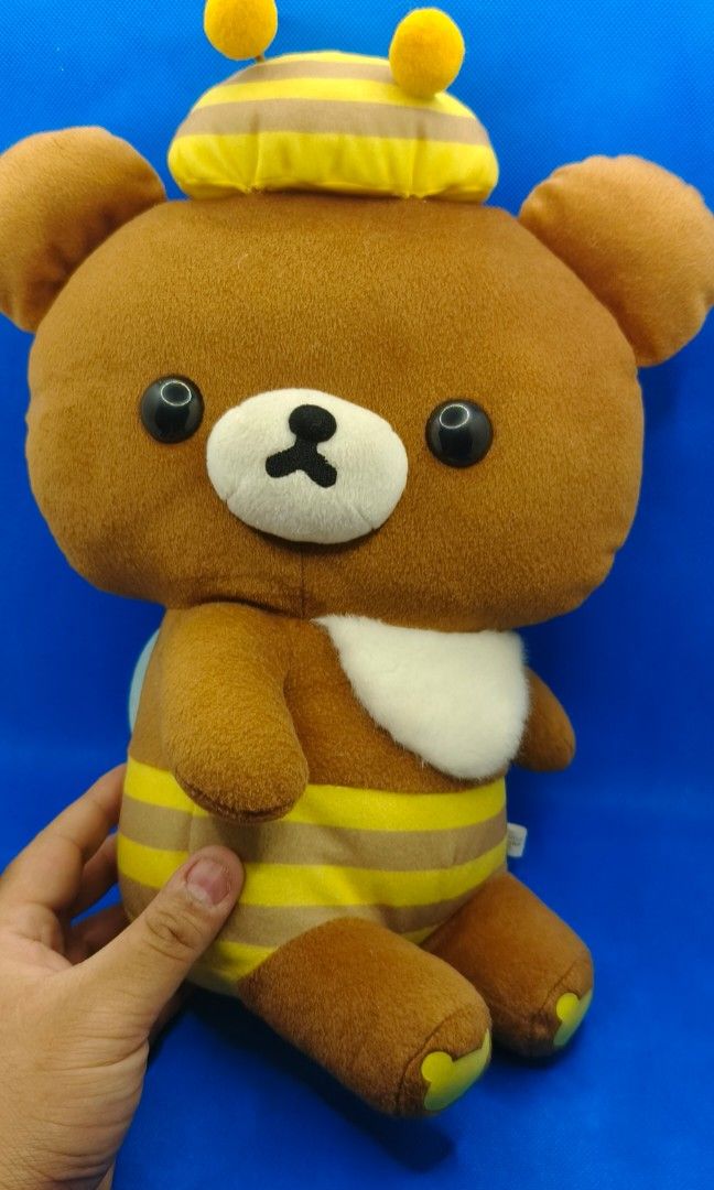 Sanrio Rillakuma bee suit large plush toy, Hobbies & Toys, Toys & Games ...