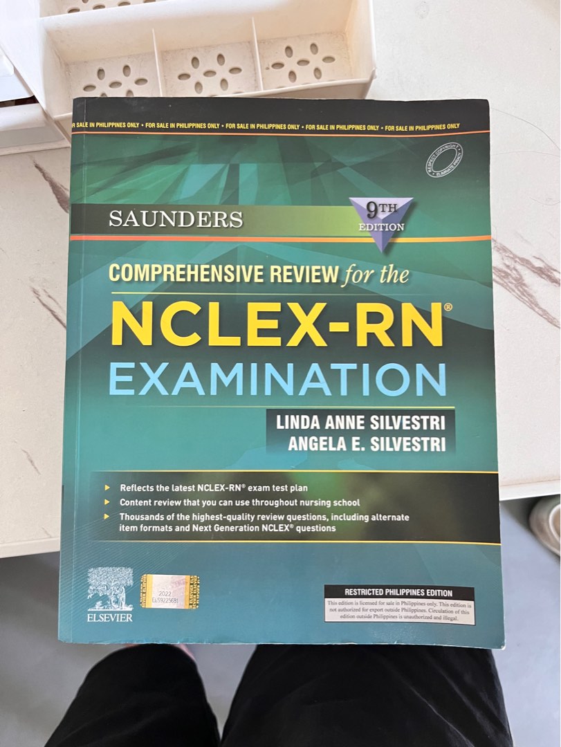 Saunders NCLEX 9th Edition Philippines Nursing Comprehensive Review ...