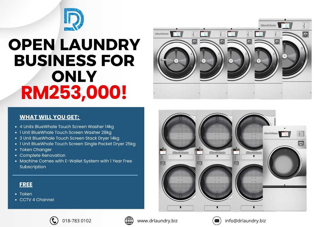SET UP DOBI FOR ONLY RM253,000, TV & Home Appliances, Washing Machines ...