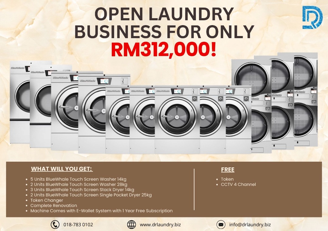 SET UP DOBI FOR ONLY RM312,000, TV & Home Appliances, Washing Machines ...