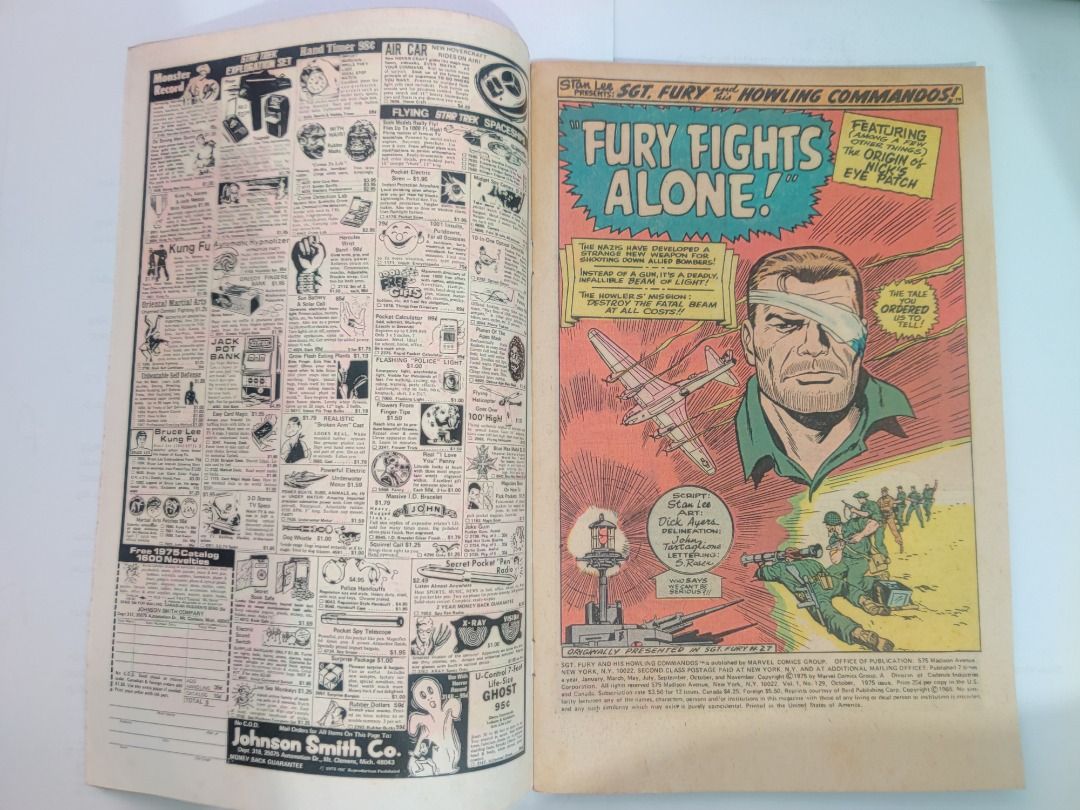 Sgt. Fury and His Howling Commandos Vol. 1 (1963) #129 Newsstand, Hobbies & Toys, Books ...