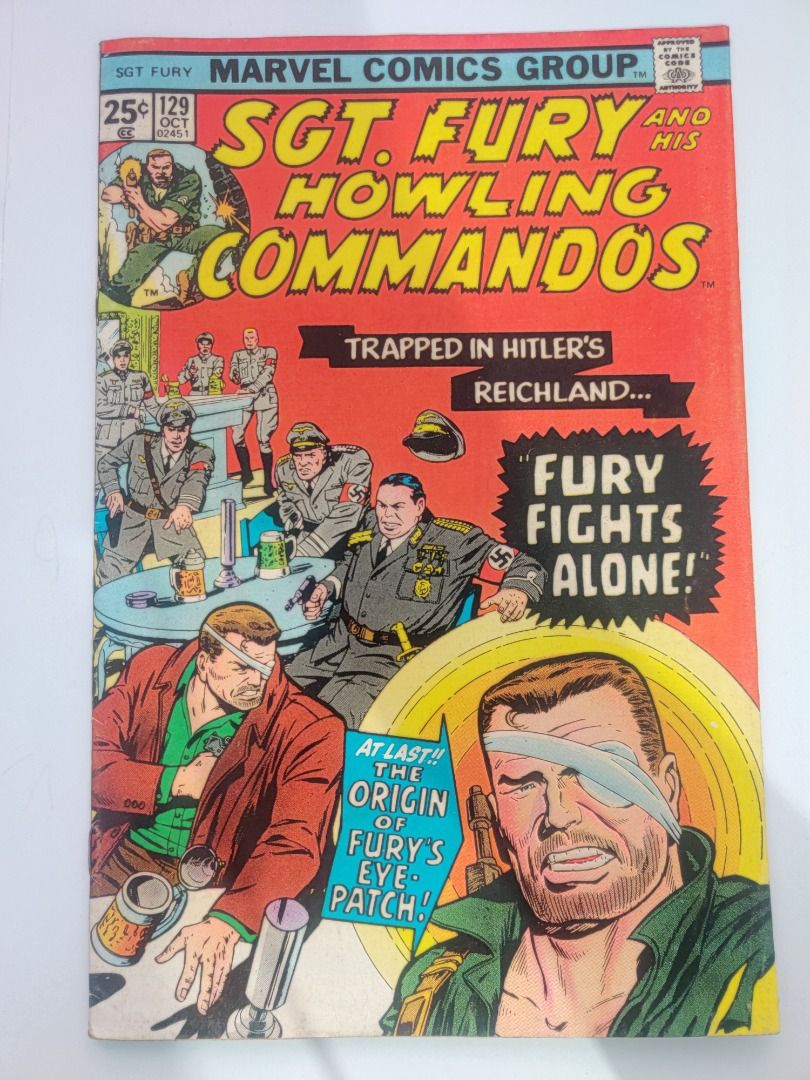 Sgt. Fury and His Howling Commandos Vol. 1 (1963) #129 Newsstand, Hobbies & Toys, Books ...
