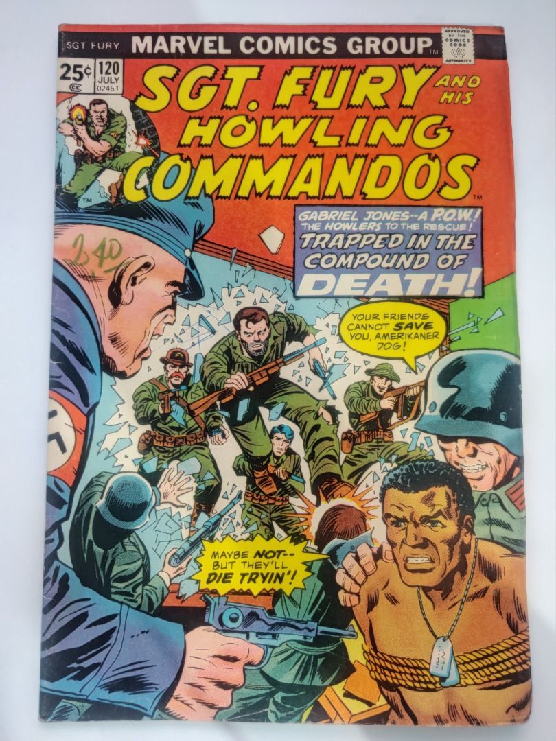 Sgt. Fury and His Howling Commandos Vol. 1 (1963) #120 Newsstand Mark Jewelers Insert, Hobbies ...