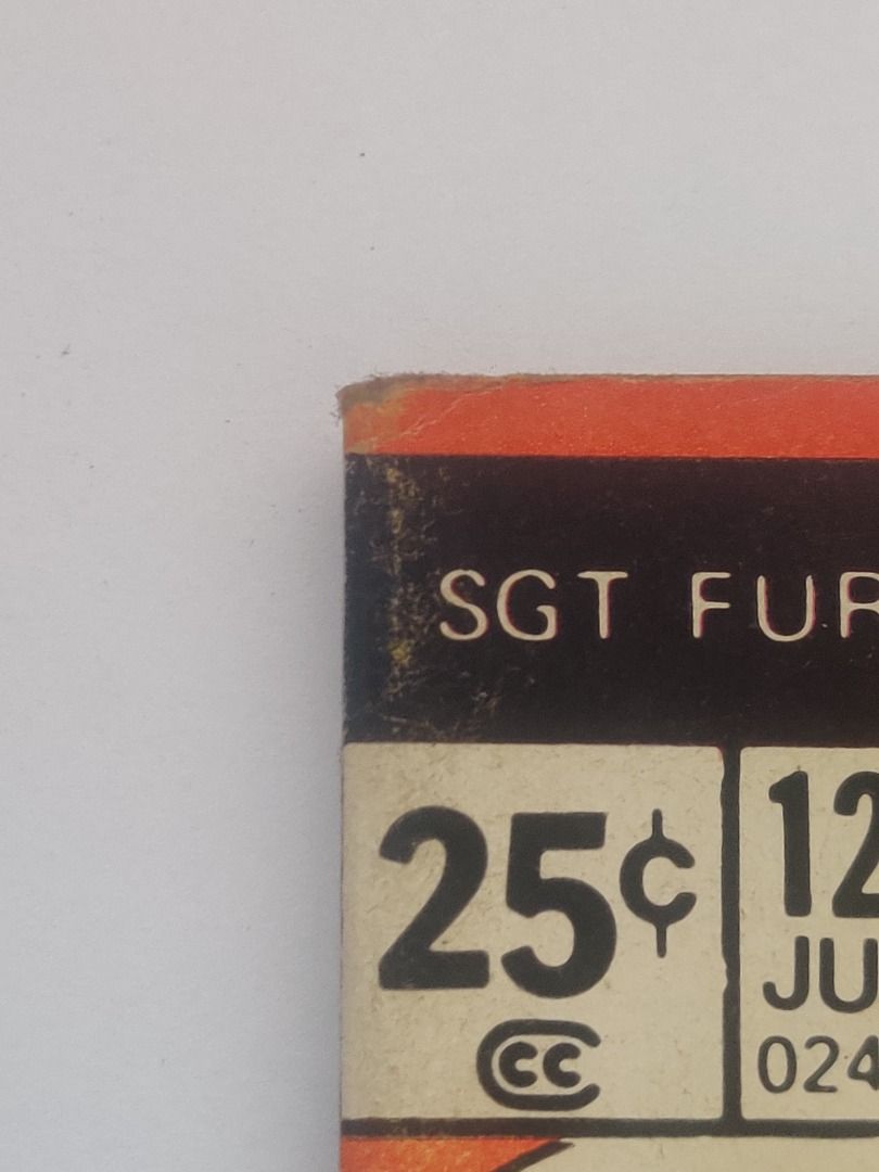 Sgt. Fury and His Howling Commandos Vol. 1 (1963) #120 Newsstand Mark Jewelers Insert, Hobbies ...