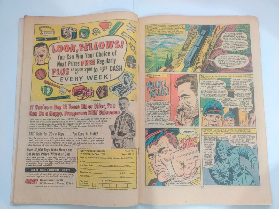 Sgt. Fury and His Howling Commandos Vol. 1 (1963) #105 Newsstand, Hobbies & Toys, Books ...