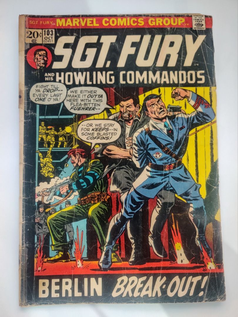 Sgt. Fury and His Howling Commandos Vol. 1 (1963) #103 Newsstand, Hobbies & Toys, Books ...