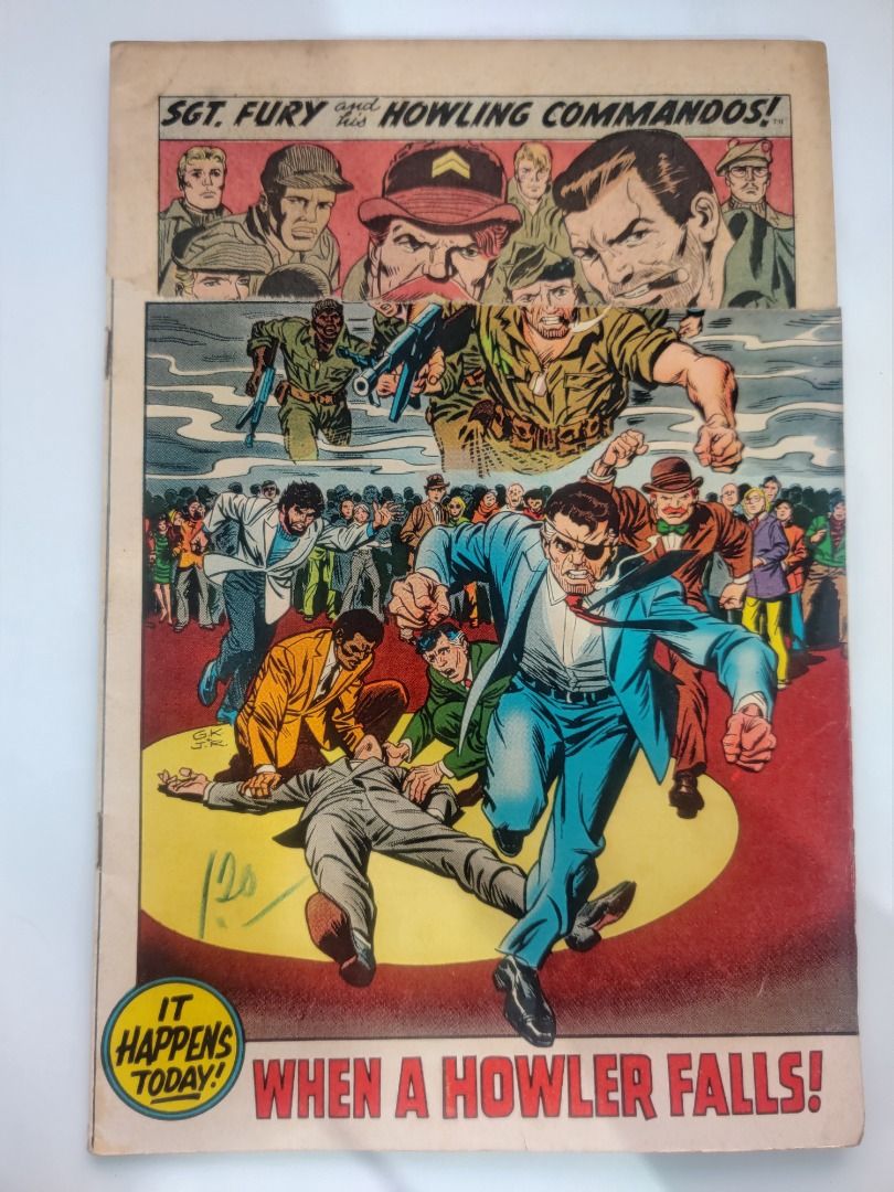 Sgt. Fury and His Howling Commandos Vol. 1 (1963) #100 Newsstand National Diamond Insert ...