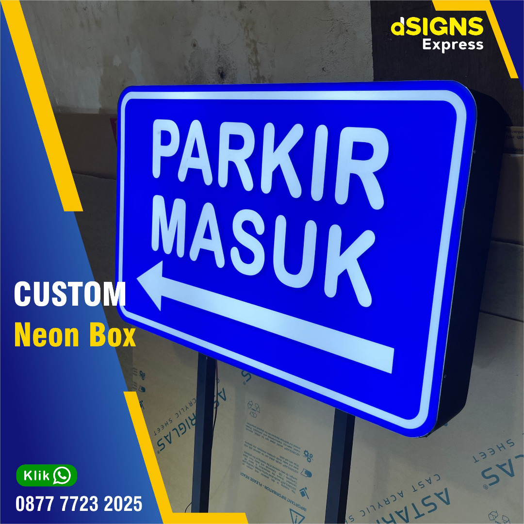 Signage Neon Box, Huruf Timbul, Pylon Sign dan Billboard, Desain ...