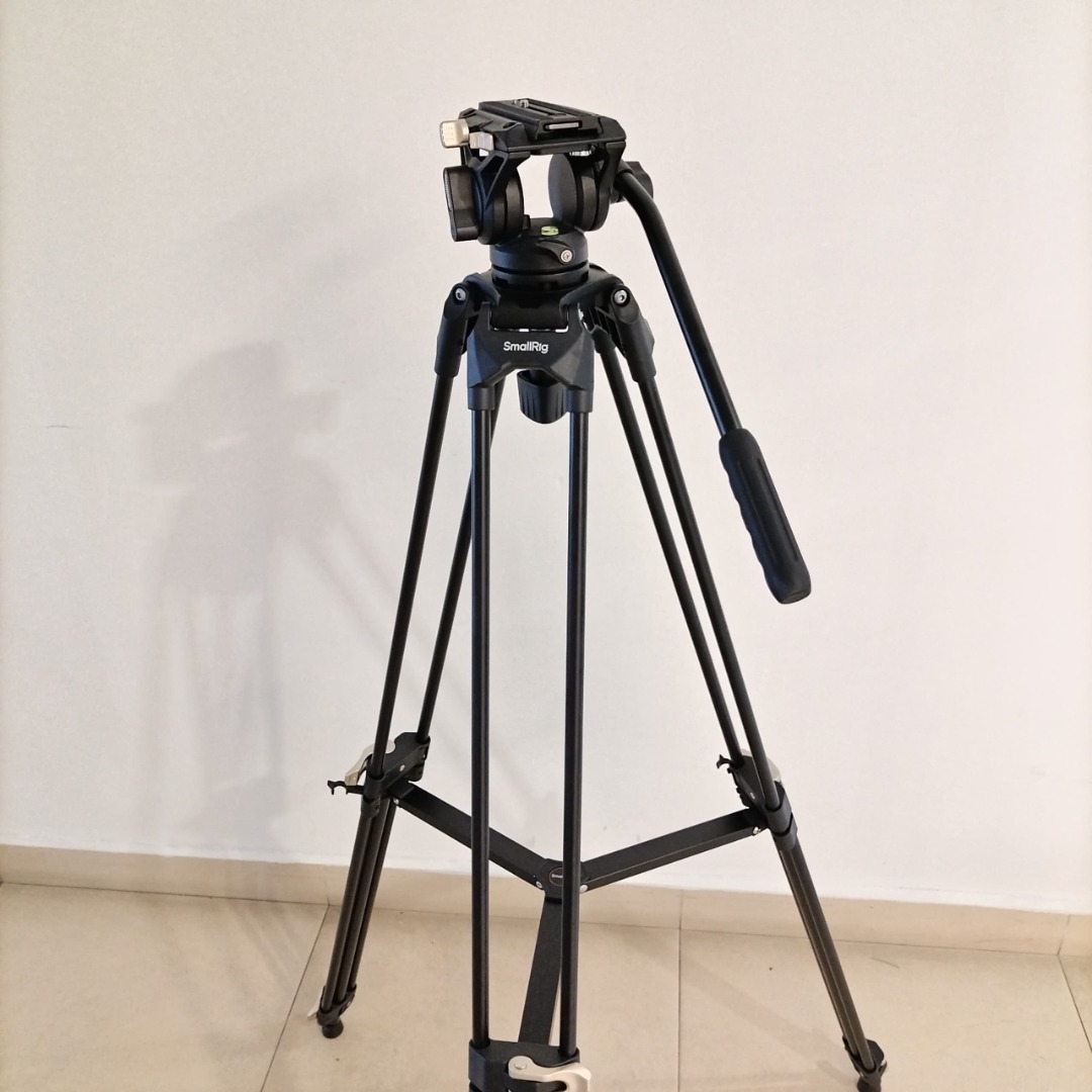 SmallRig Heavy Duty Video Camera Tripod Aluminum AD-01 3751B Free ...