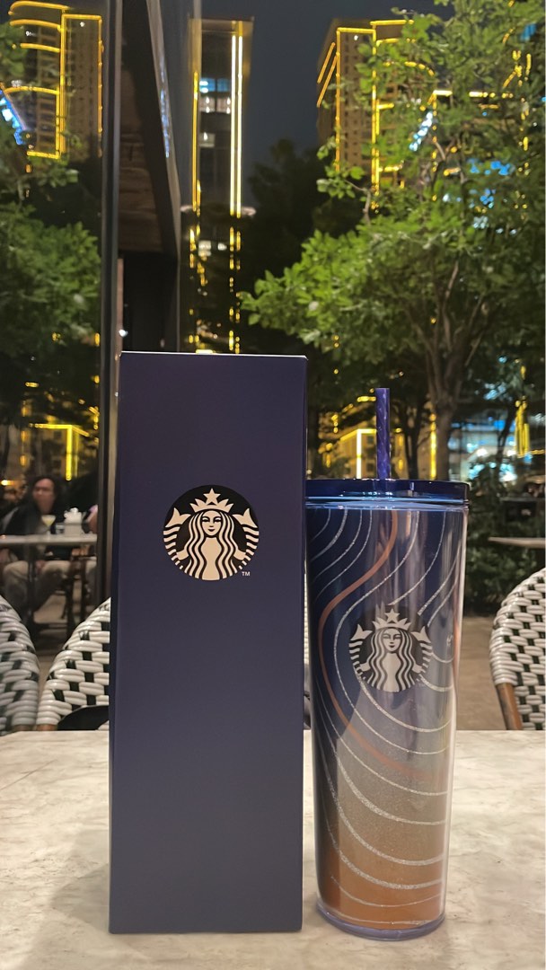 STARBUCKS Indigo Cold Cup - 2024 edition, Furniture & Home Living ...