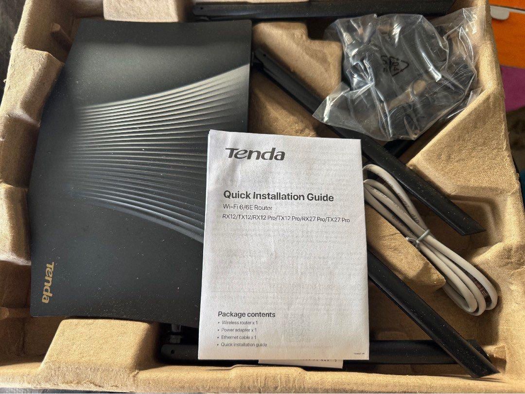 Tenda Rx12 Pro Router, Computers & Tech, Parts & Accessories ...